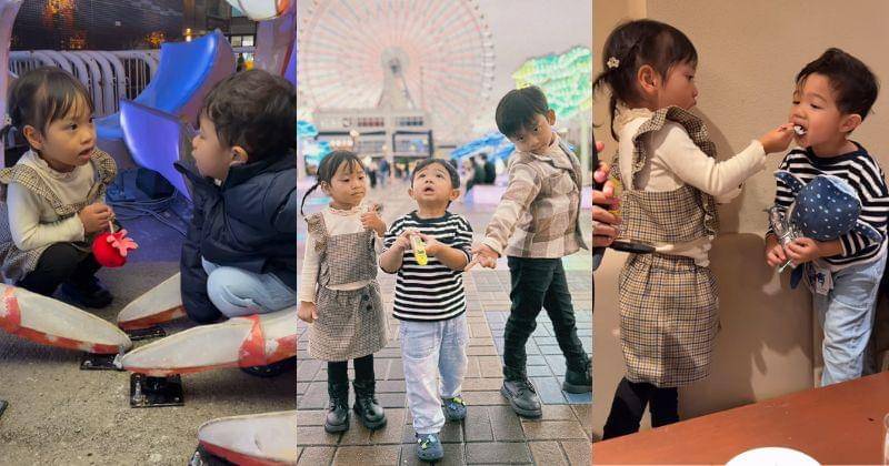 9 Momen Gemas Abe Liburan ke Jepang, Playdate dengan Ritsuki | Popmama.com